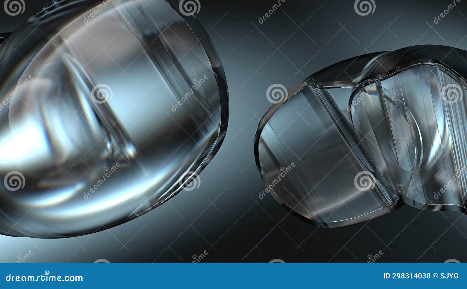 Glass Object Transparent Beautiful Refraction and Reflection Beautiful ...