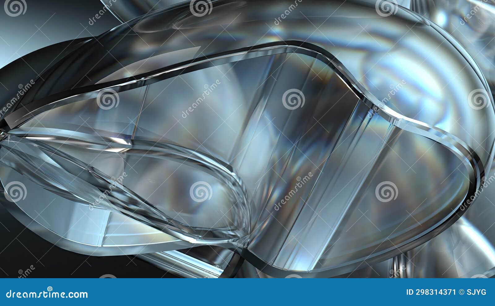 Glass Objects, Fresh and Mysterious Refraction and Reflection, Elegant ...