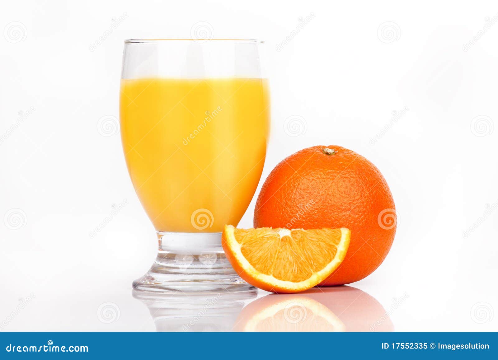 Glass of orange juice stock image. Image of taste, vitamin - 17552335