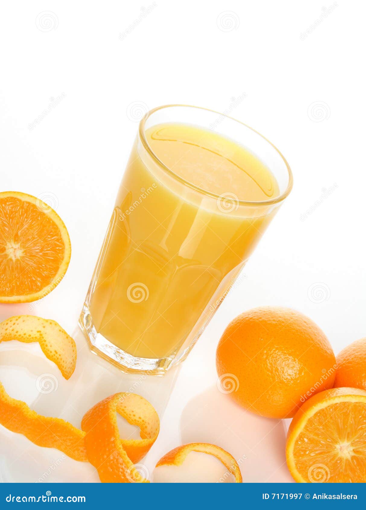 Glass of orange juice stock image. Image of delicious - 7171997