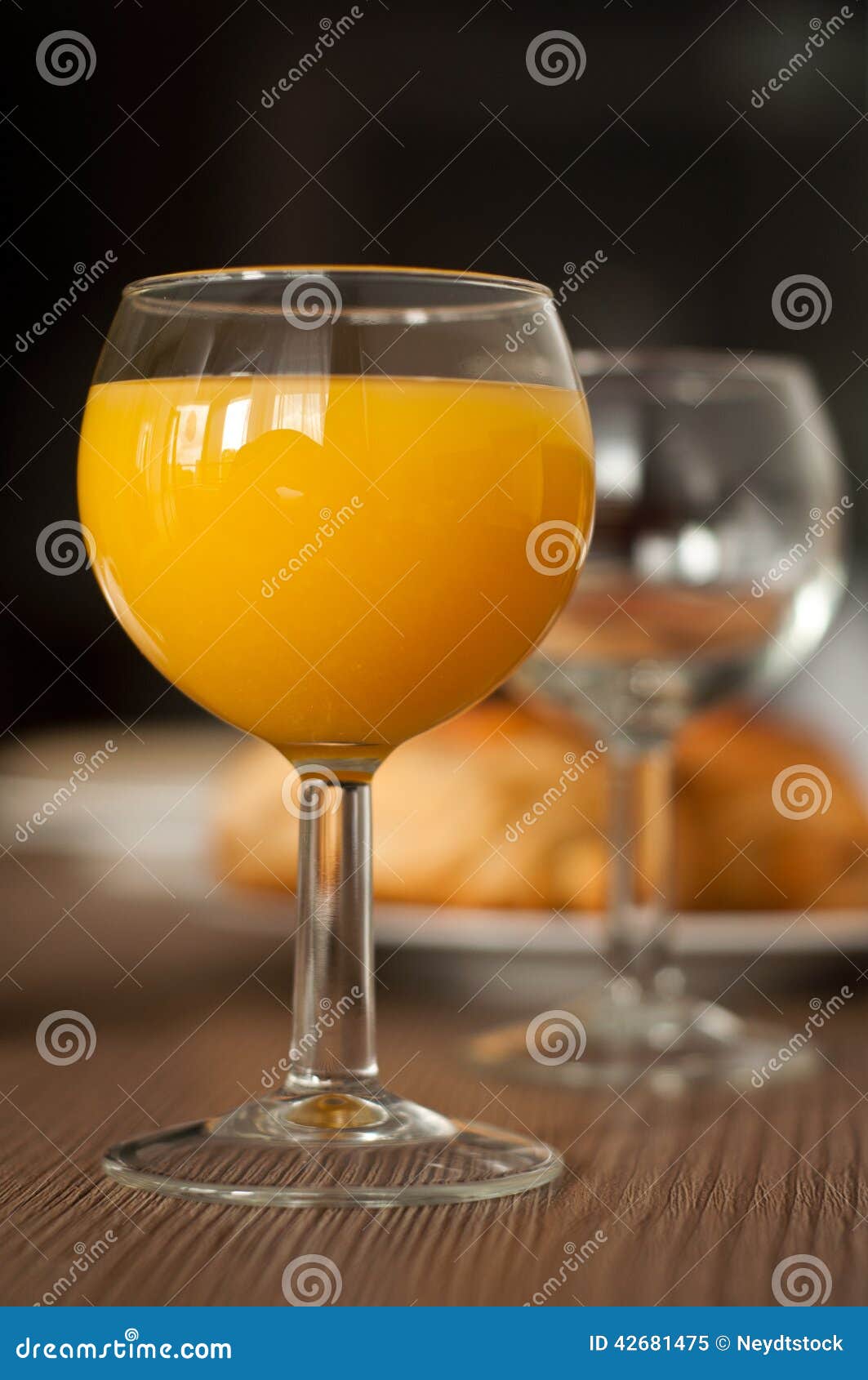 Glass of orange juice stock image. Image of juice, natural - 42681475