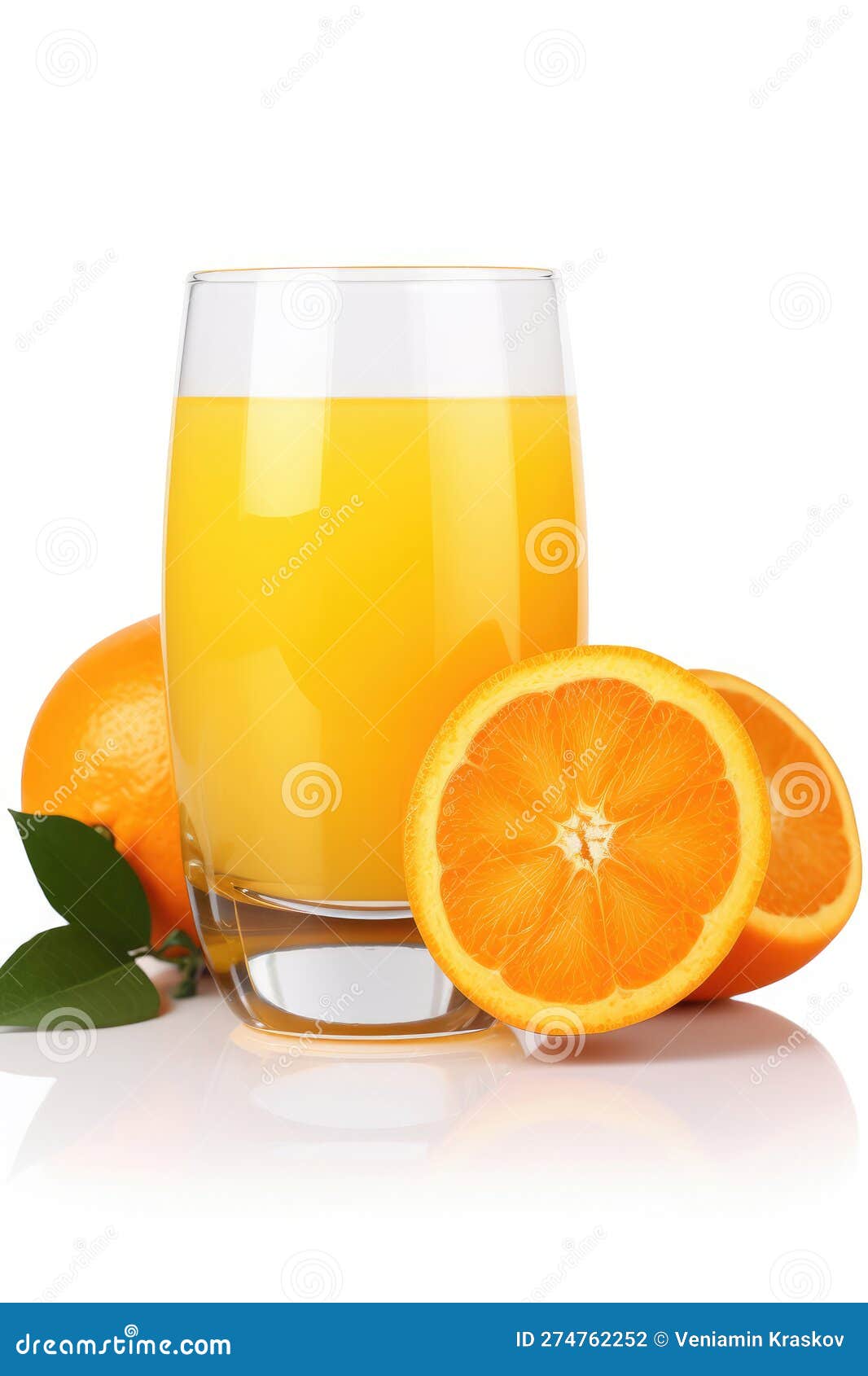 Glass of orange juice stock illustration. Illustration of closeup ...