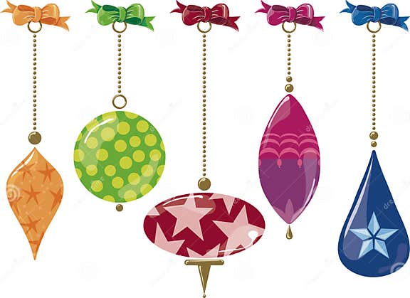 Glass ornaments stock vector. Illustration of christmas - 334465