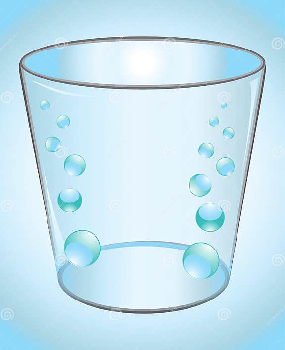 Glass os water stock vector. Illustration of summer, refreshing - 13574731