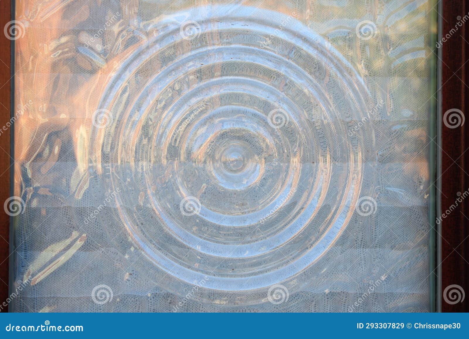 Glass Panel with Ripple Pattern Stock Image - Image of close, curve ...