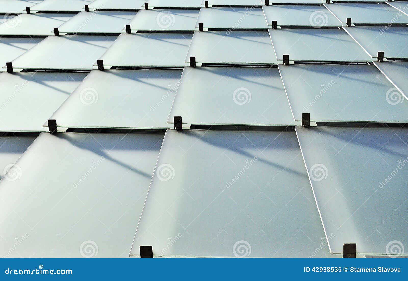 Glass panels stock image. Image of facade, glass, modern - 42938535