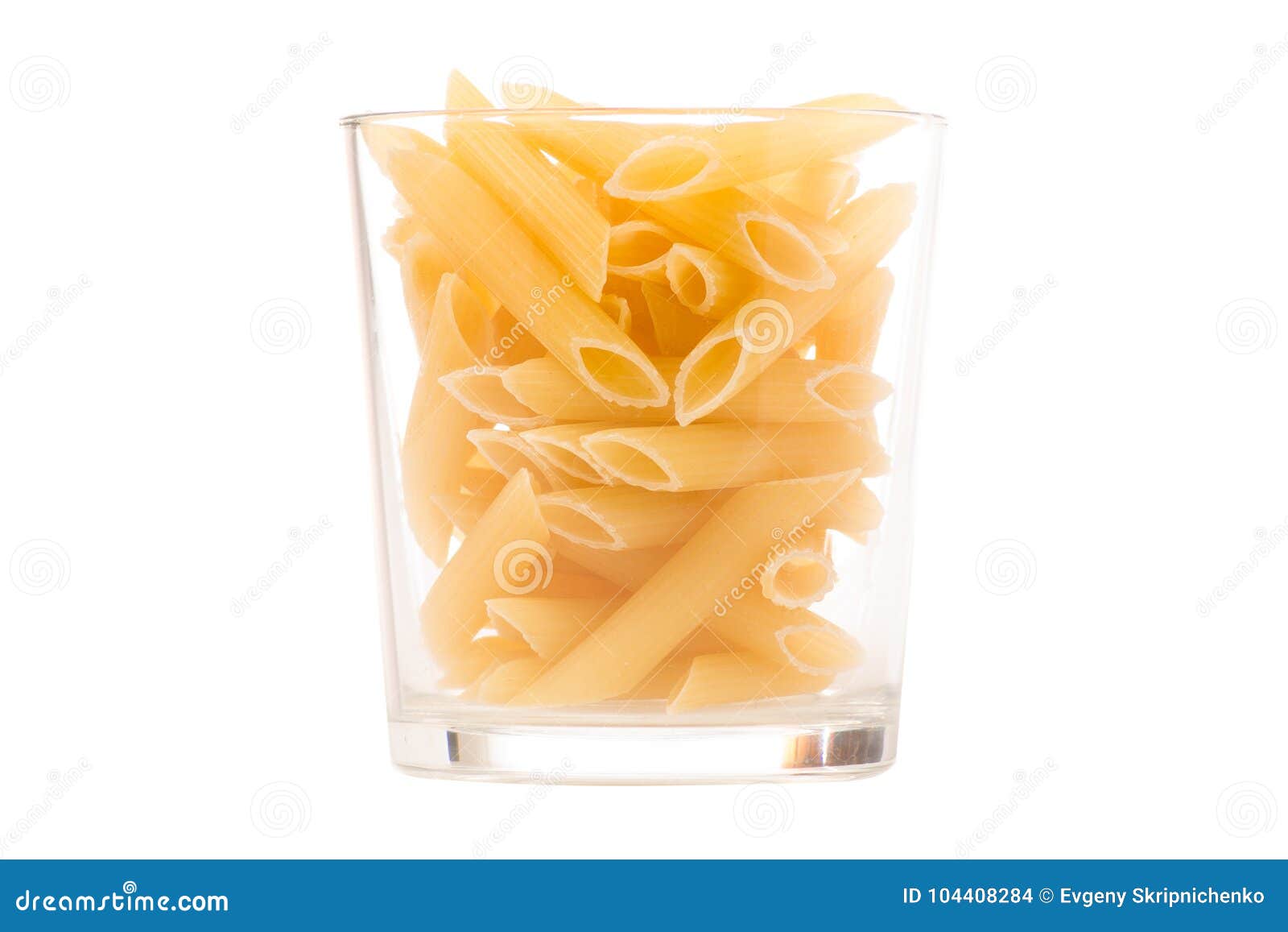 A glass of pasta stock photo. Image of healthy, culinary - 104408284