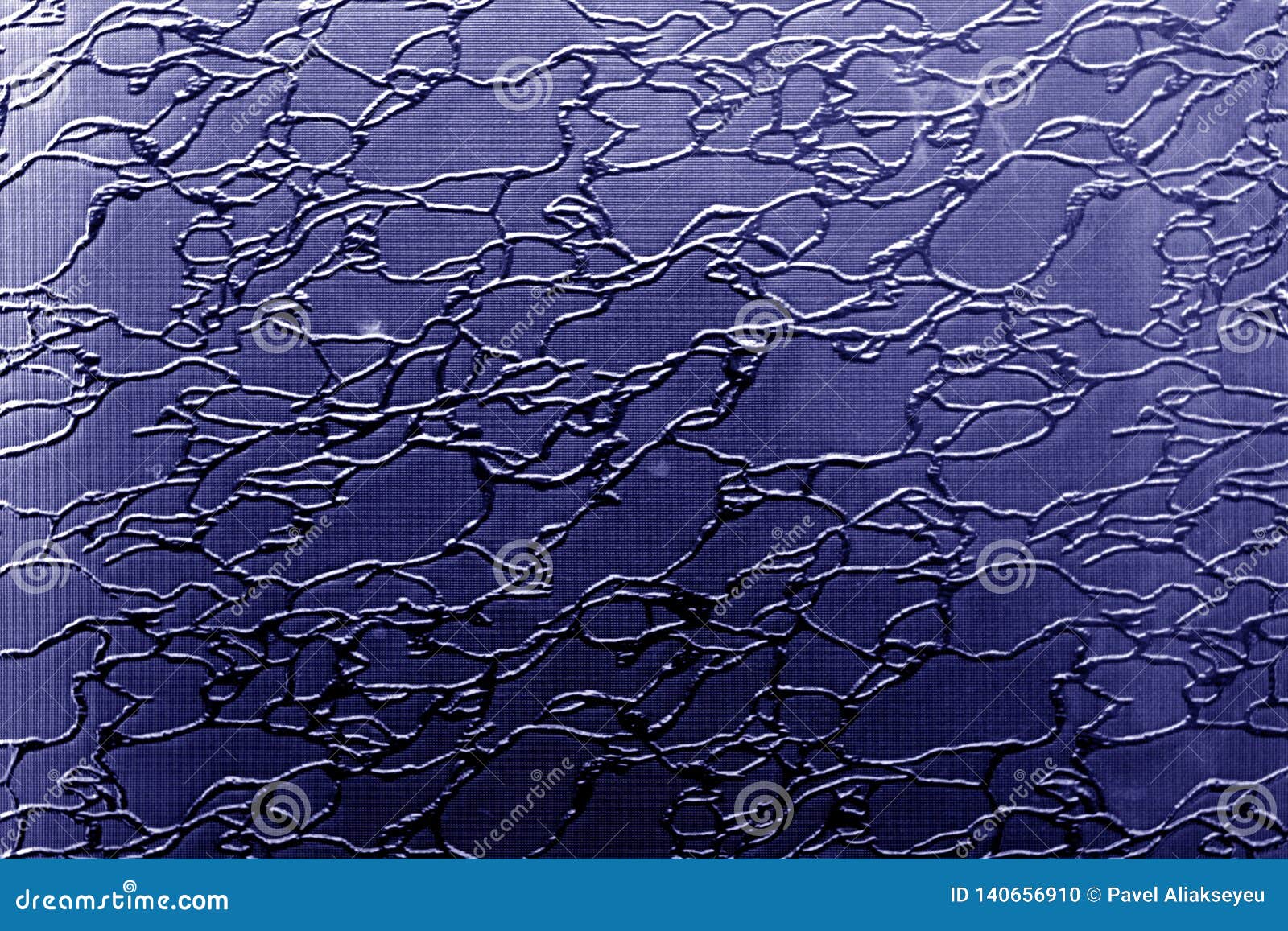Glass with Pattern in Blue Tone Stock Illustration - Illustration of ...