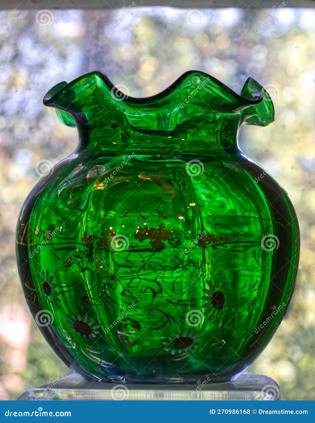 Glass Pattern #0 - Green #1 Stock Photo - Image of green, circle: 270986168