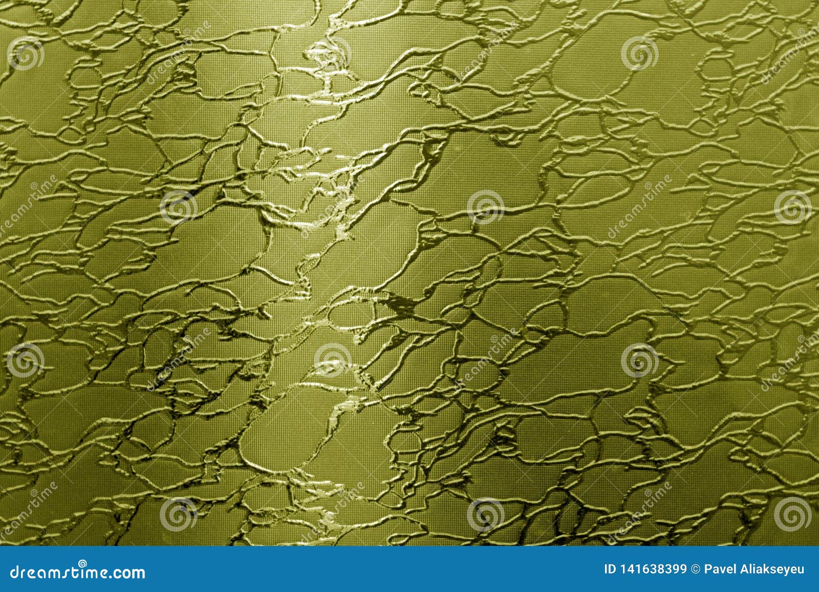 Glass with Pattern in Yellow Tone Stock Image - Image of material ...