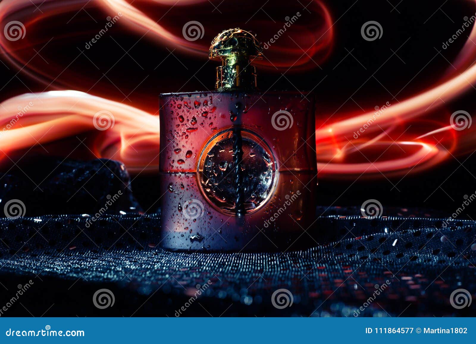 Perfume of flame stock image. Image of poster, cosmetic - 111864577