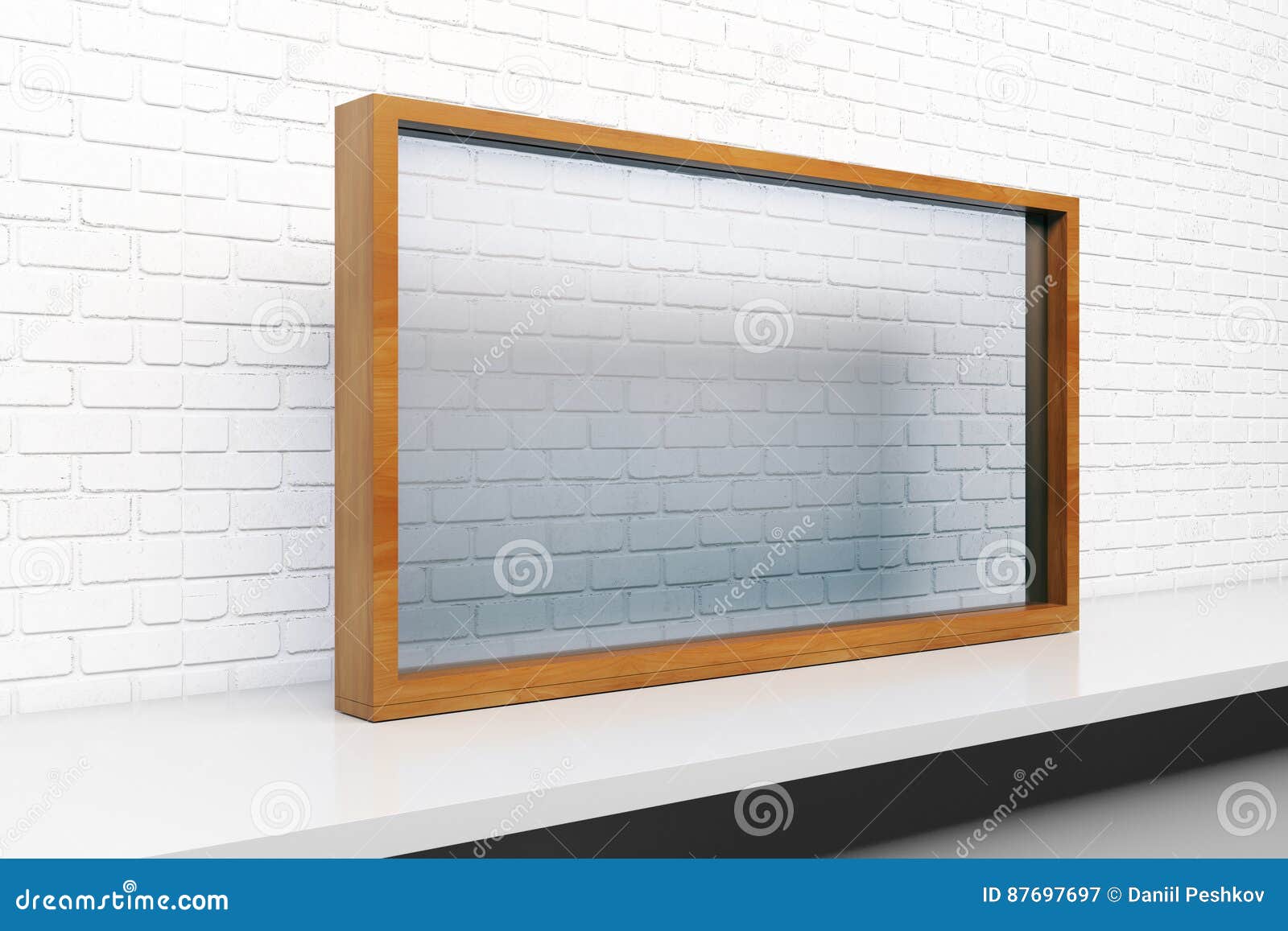 Glass picture frame side stock illustration. Illustration of border ...