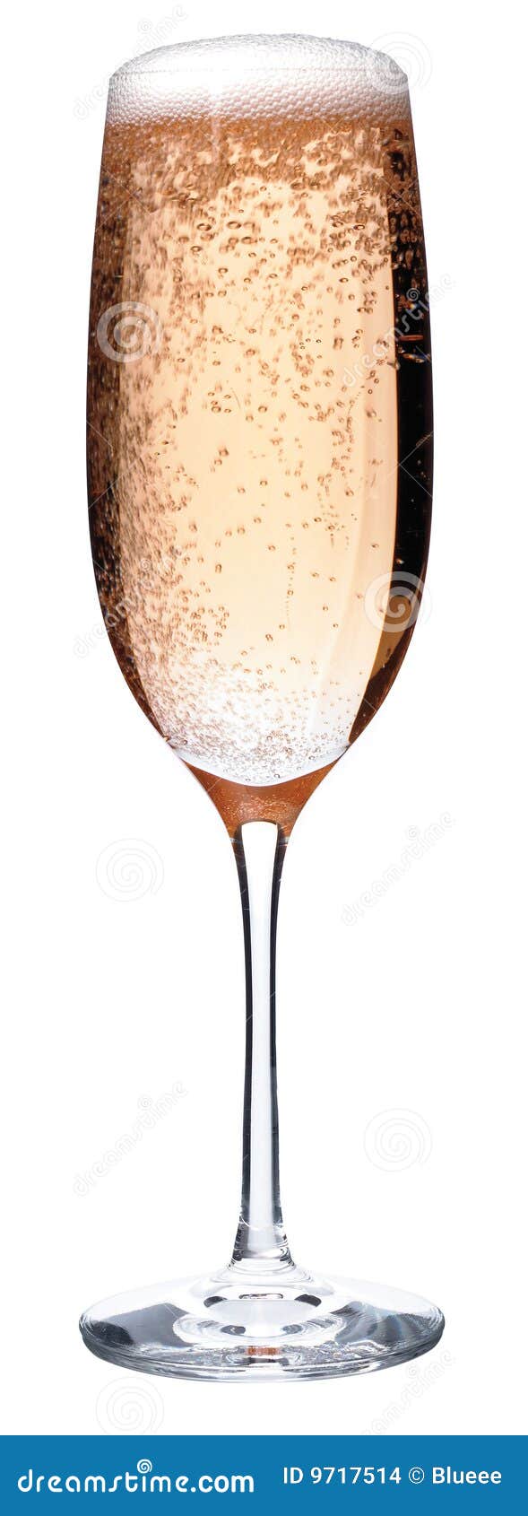 Glass of pink champagne stock photo. Image of celebration - 9717514