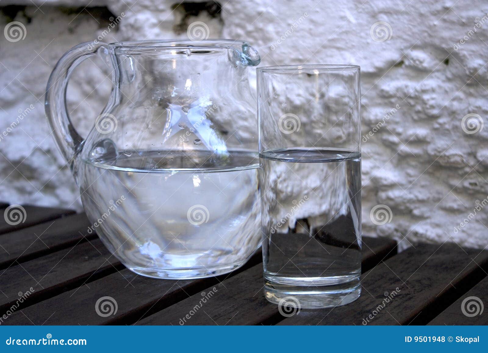 Glass and pitcher stock photo. Image of glass, plaster - 9501948
