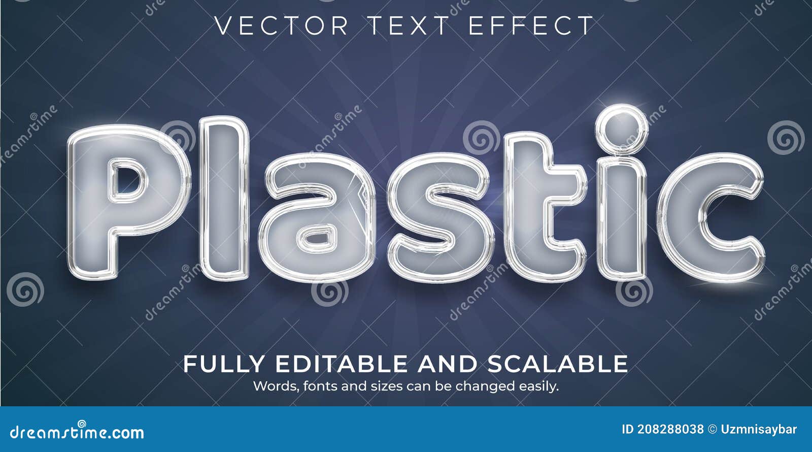 Glass and Plastic Text Effect Editable Transparent Isolated Text Style ...