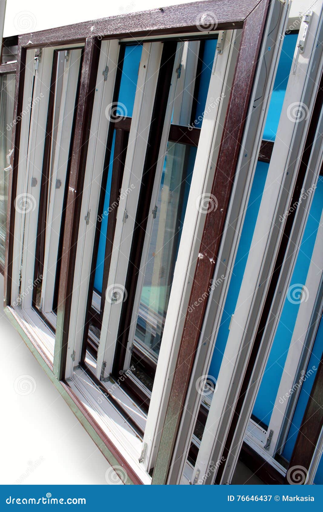 Glass and plastic windows. stock image. Image of tools - 76646437
