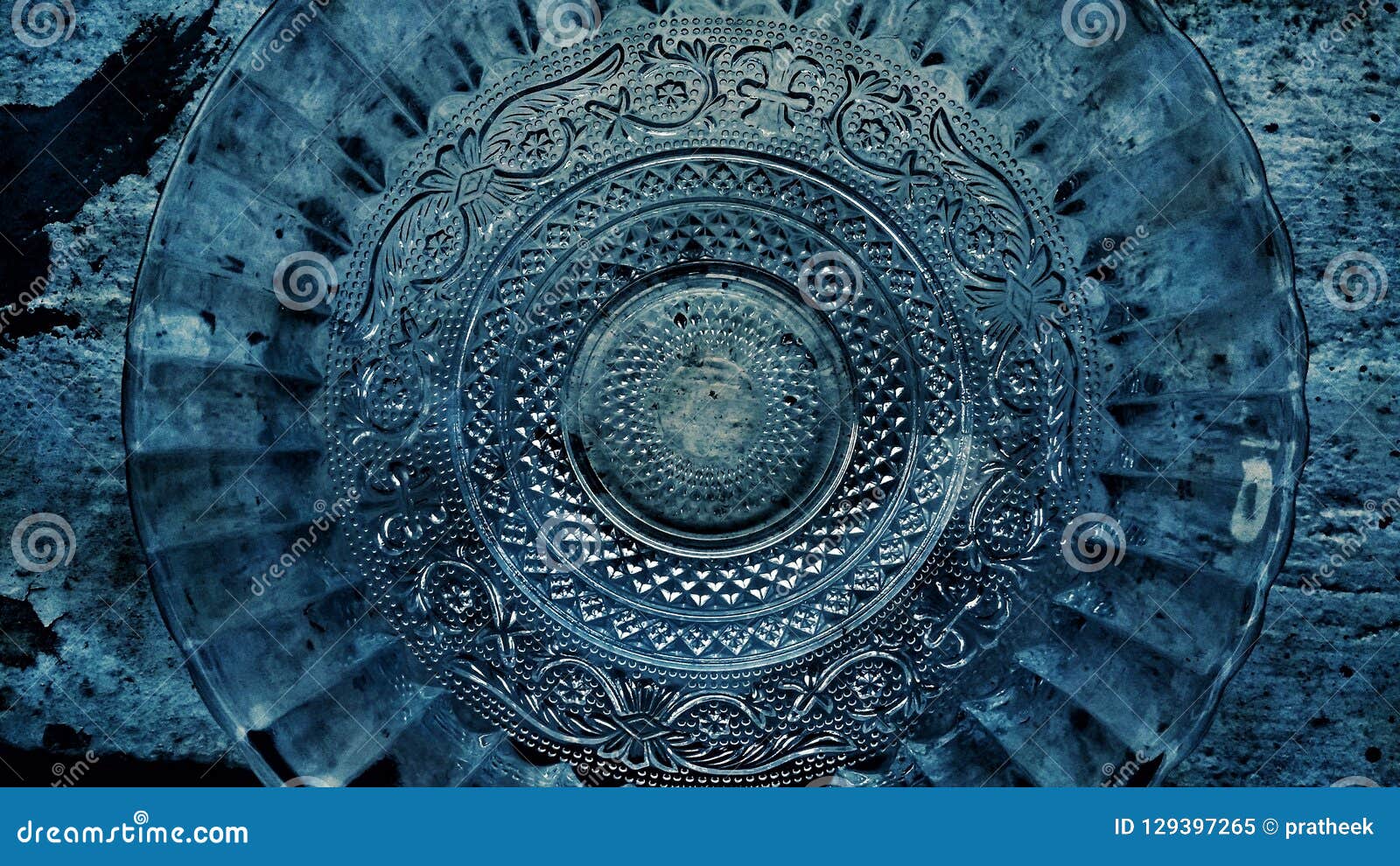 Glass plate fantasy stock image. Image of plate, blue - 129397265