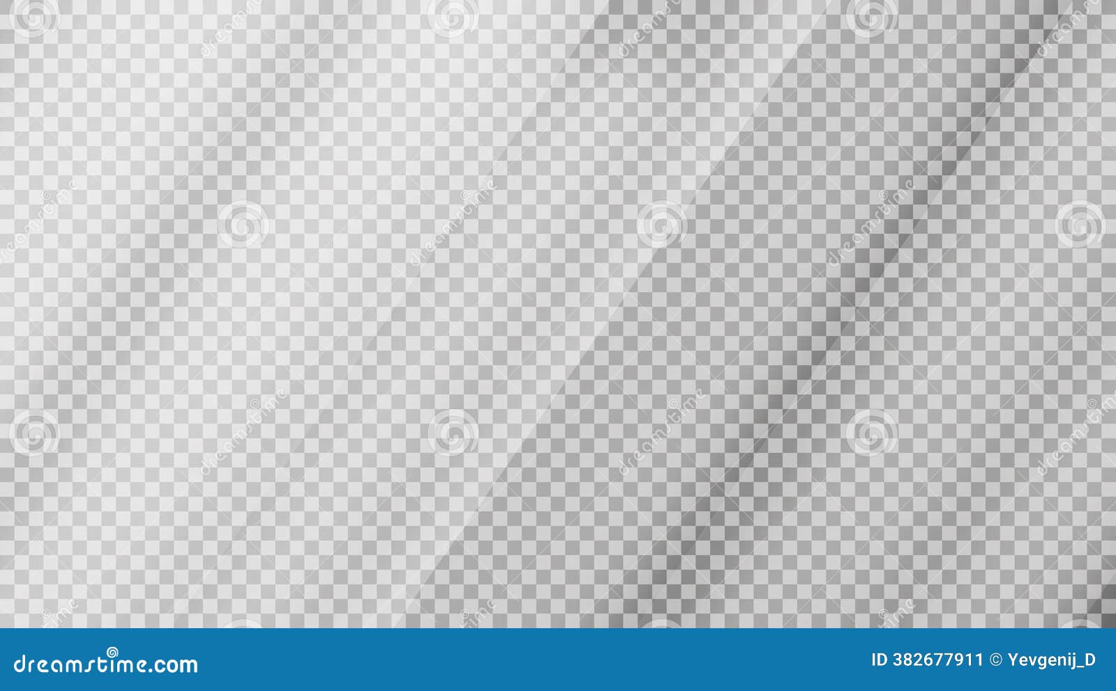 Glass Plate On Transparent Background, Clear Glass Showcase, Realistic ...