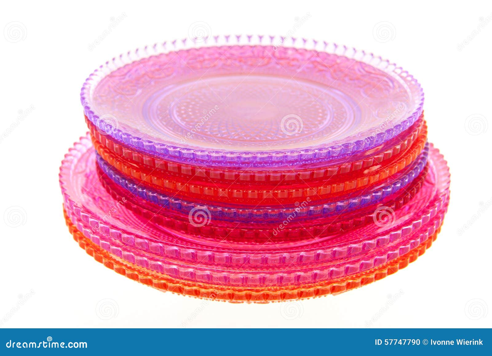Glass plates stock photo. Image of birthday, food, cake - 57747790