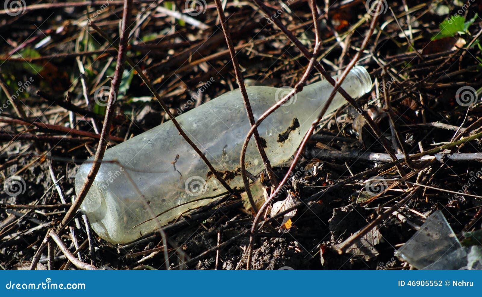 Glass pollution stock photo. Image of dropped, metal - 46905552