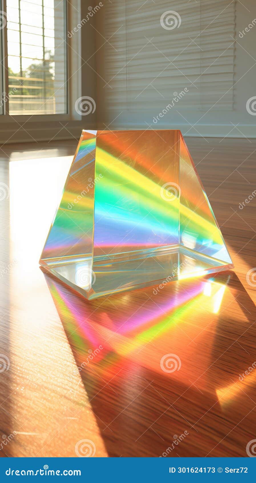 Glass Prisms in the Rays of the Sun Stock Image - Image of crystal ...