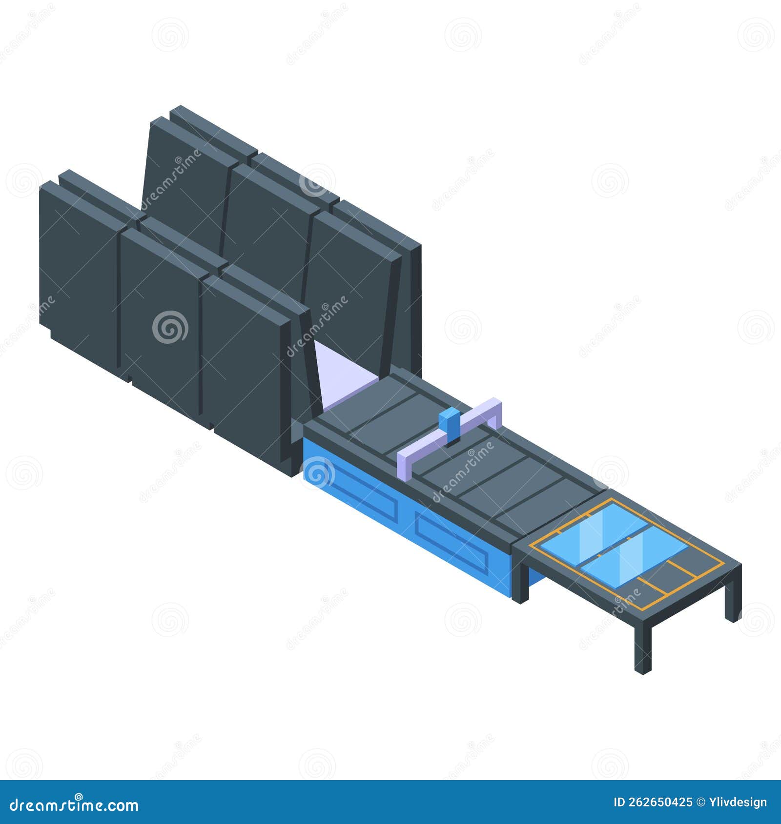 Window Factory, With Plastic Windows Being Produced On Conveyor Belt ...