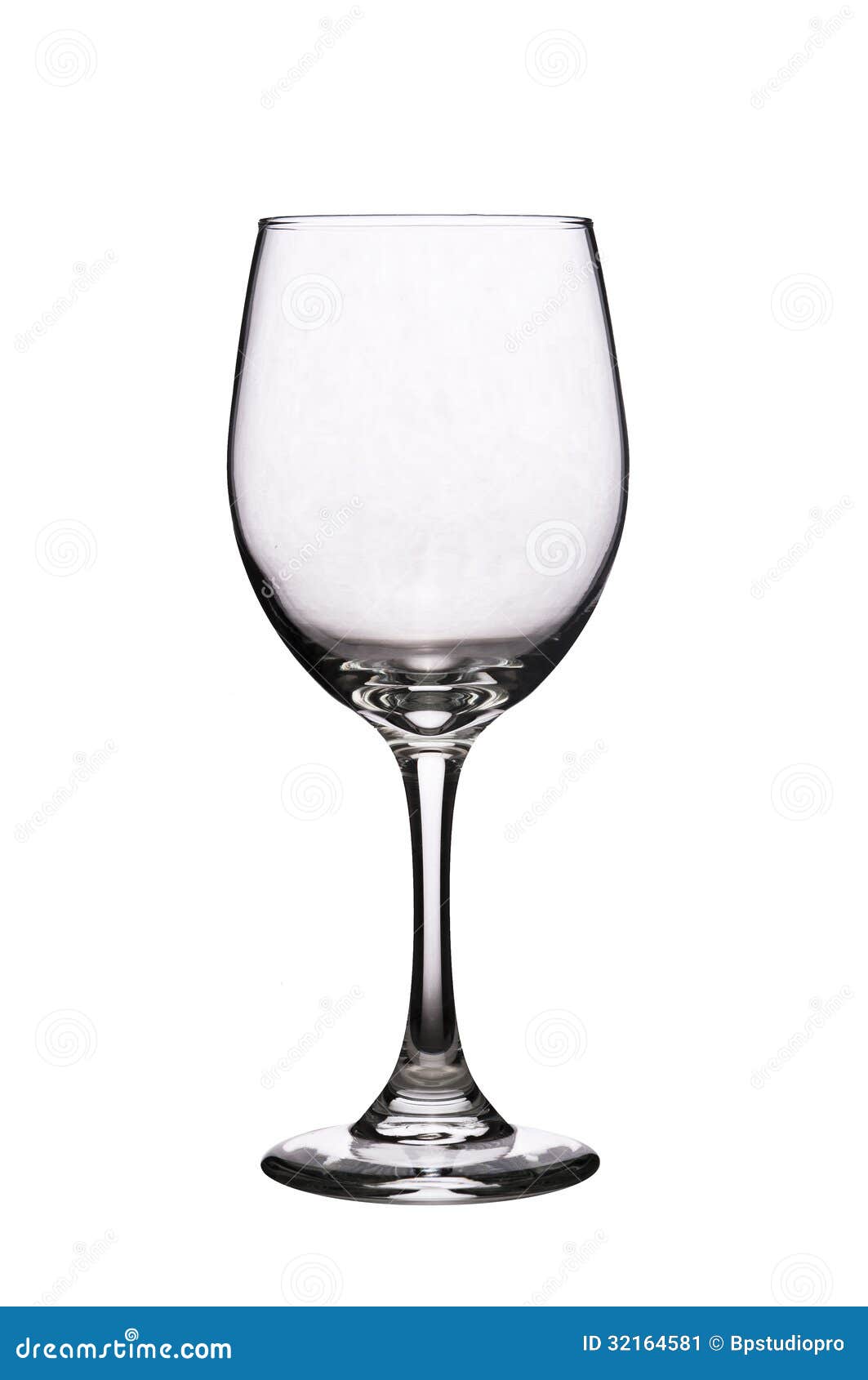 Glass on Pure White Background Stock Image - Image of reflective ...