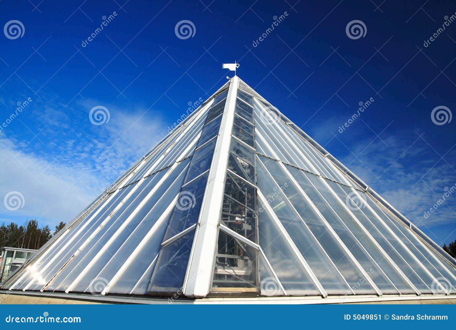 Glass pyramid stock image. Image of roof, built, garden - 5049851