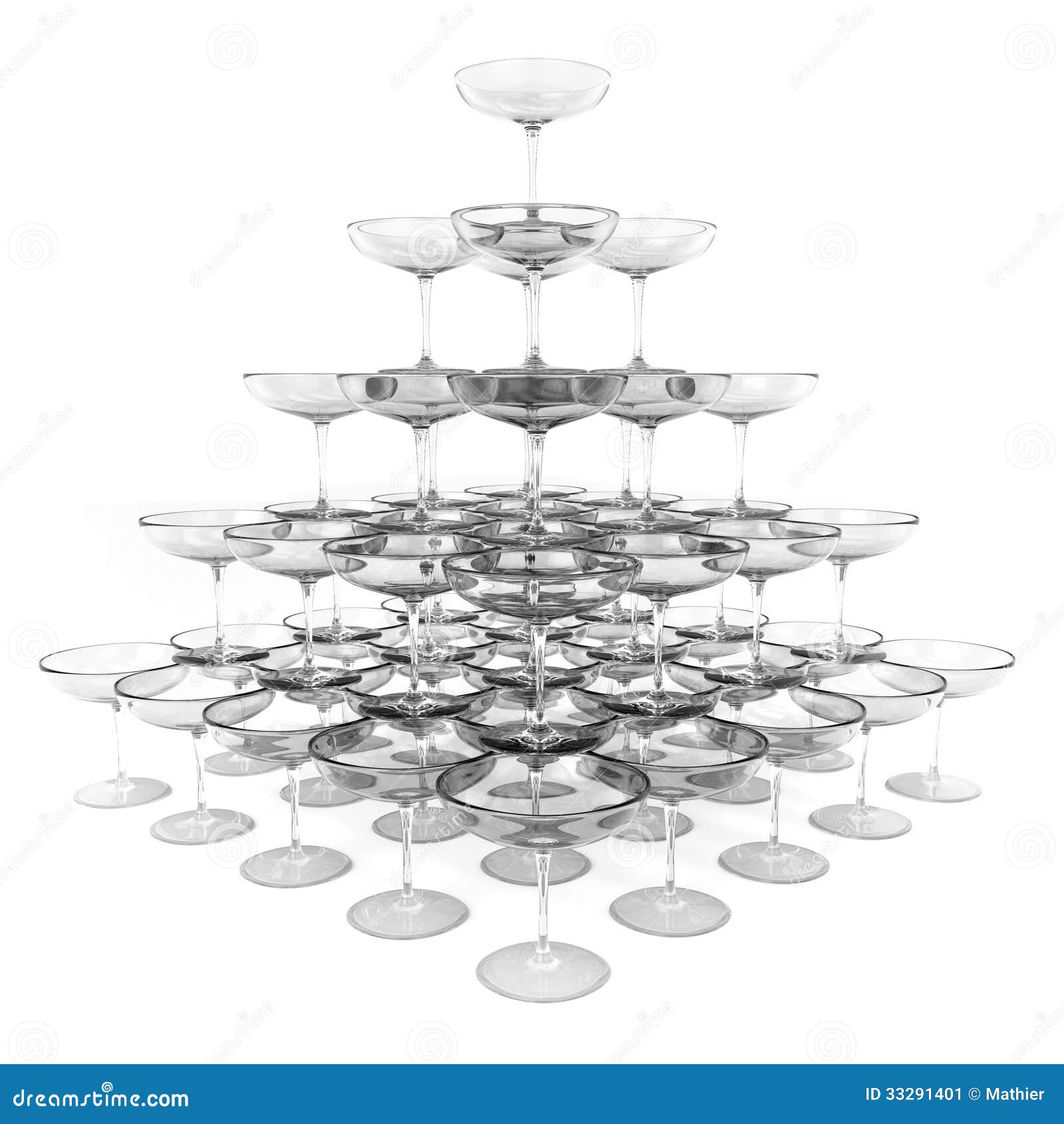 Glass Pyramid stock illustration. Illustration of decoration - 33291401