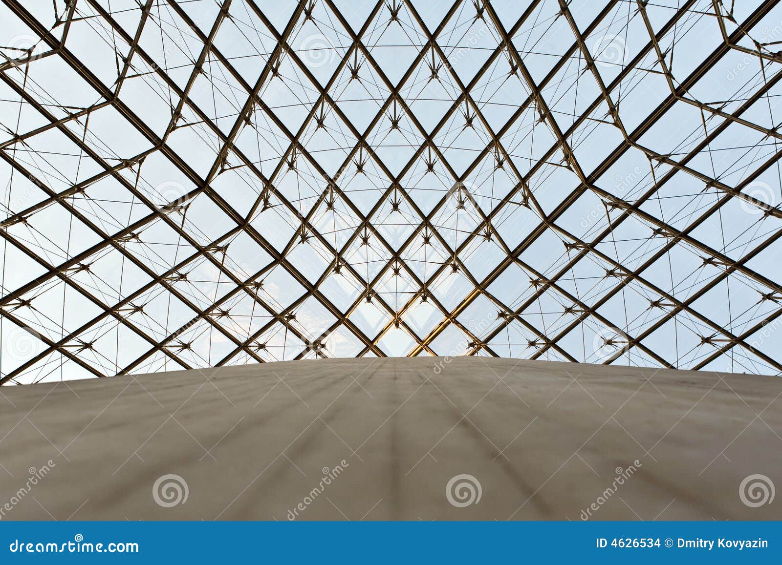 Glass Pyramid in the Louvre Editorial Stock Image - Image of modern ...