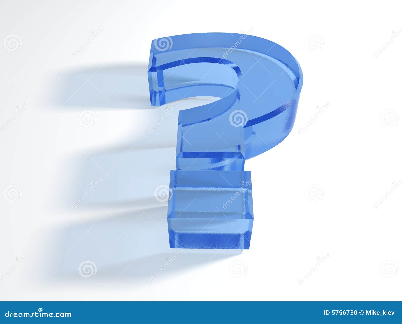 Glass question mark stock illustration. Illustration of discovery - 5756730