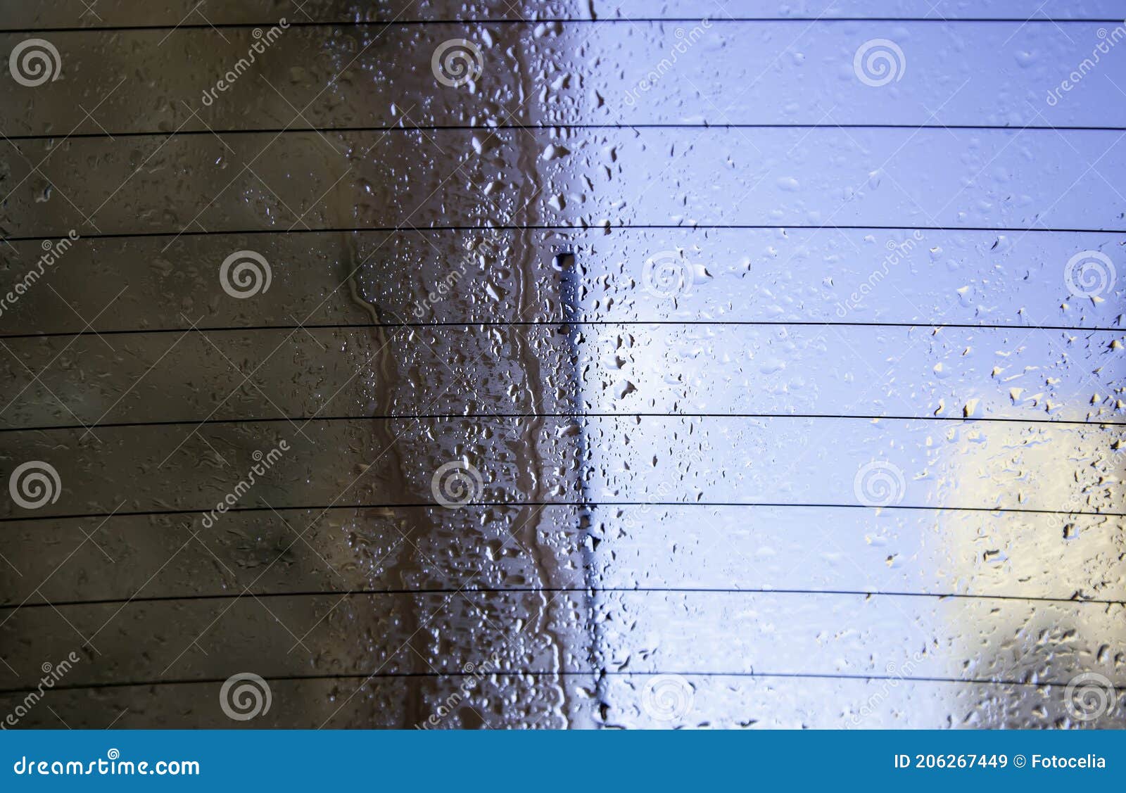 Glass raindrops detail stock image. Image of humidity - 206267449