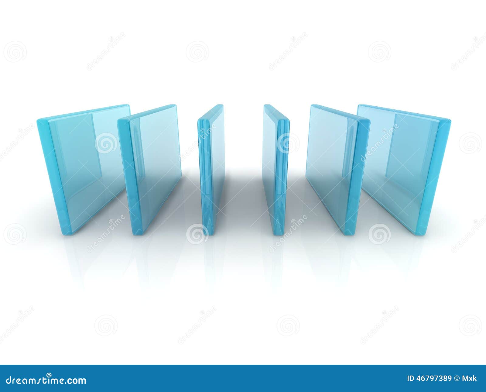 Glass rectangles stock illustration. Illustration of smooth - 46797389