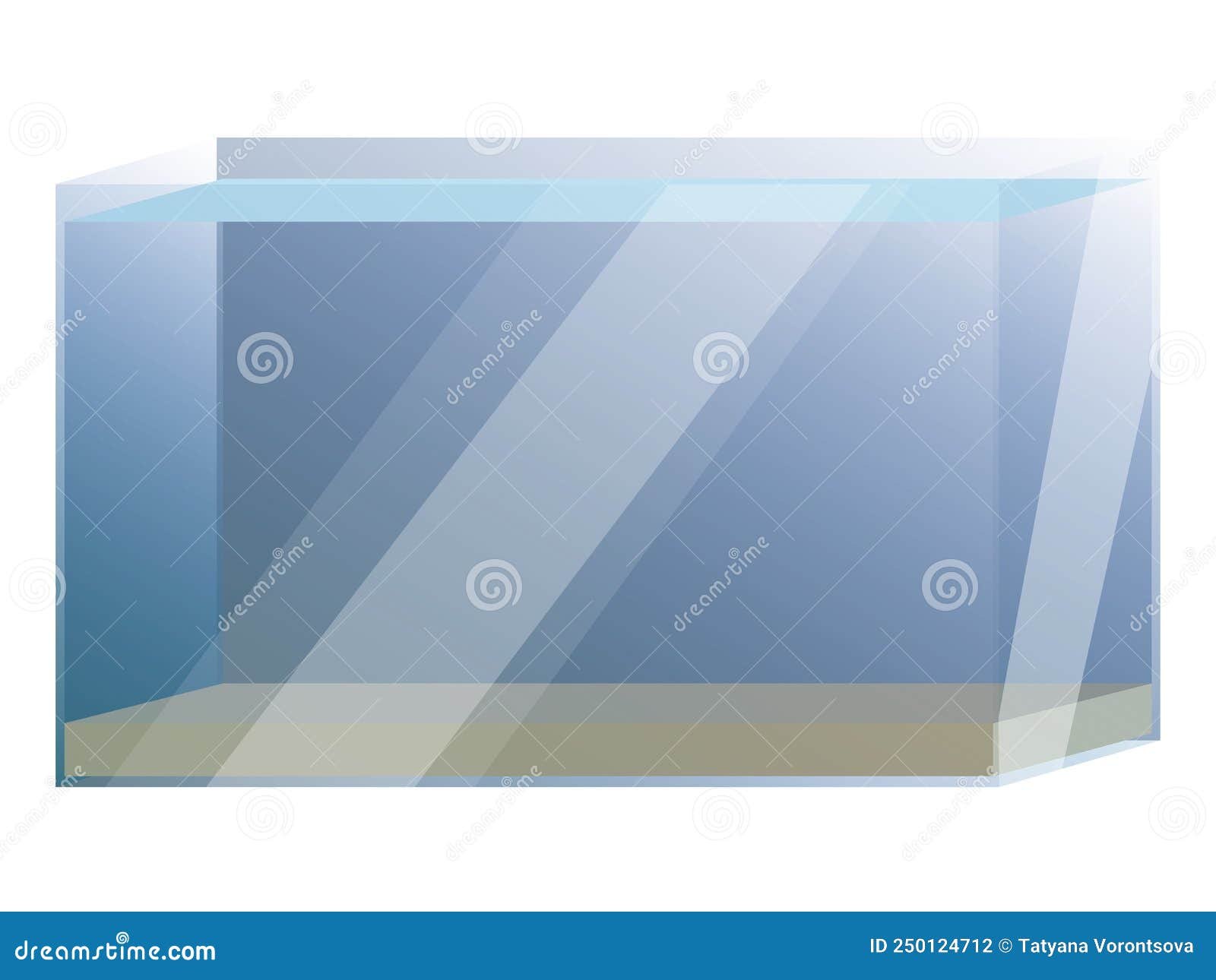 Glass Rectangular Banner With Floating Spheres. Glass Morphism Style ...