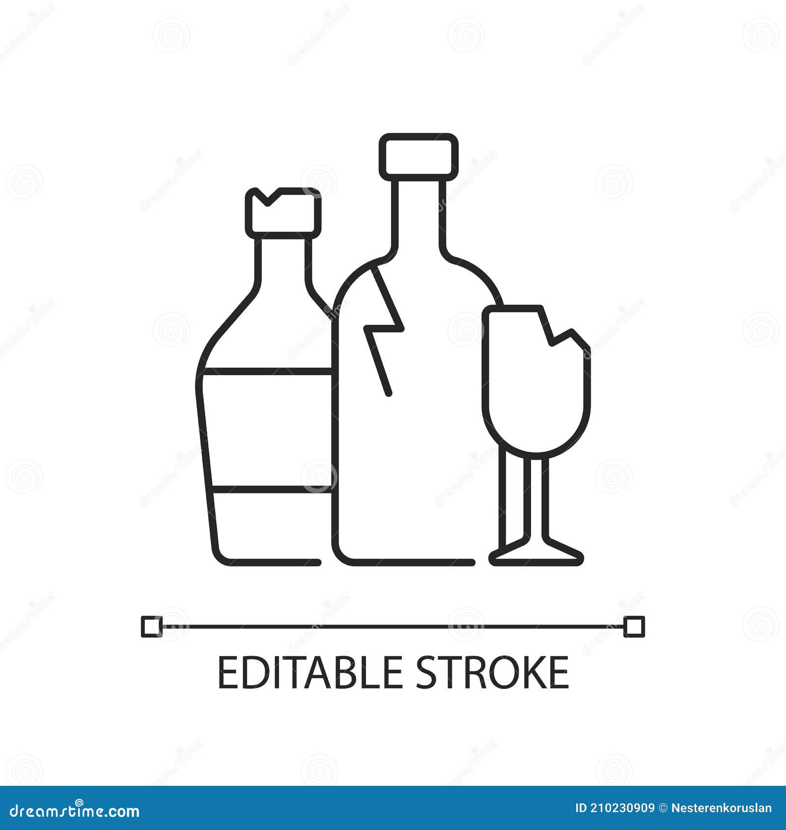 Glass Recycling Code GL 72, Brown Glass Symbol, Ecology Recycling Sign ...