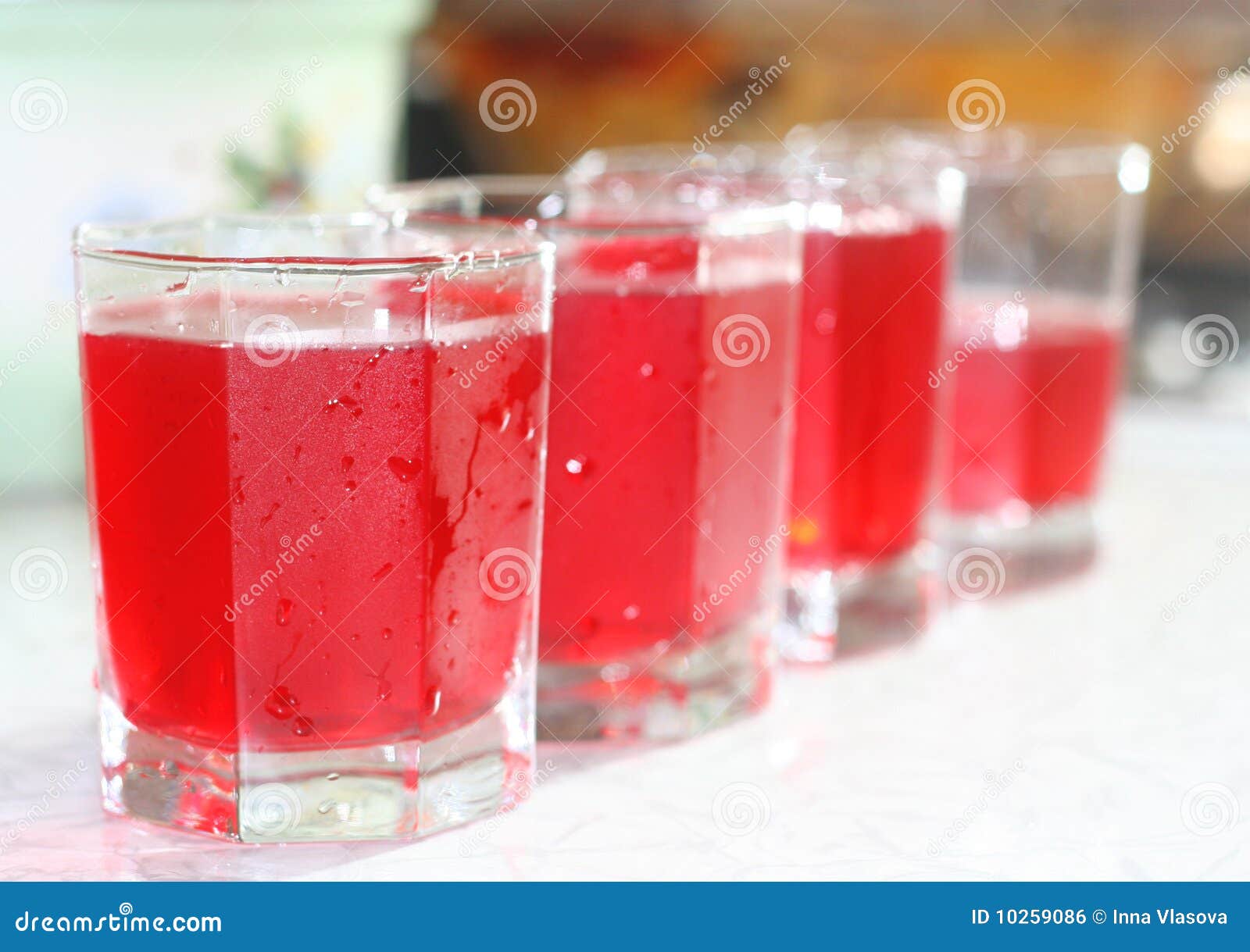 Glass with red drink stock photo. Image of summer, refresh - 10259086