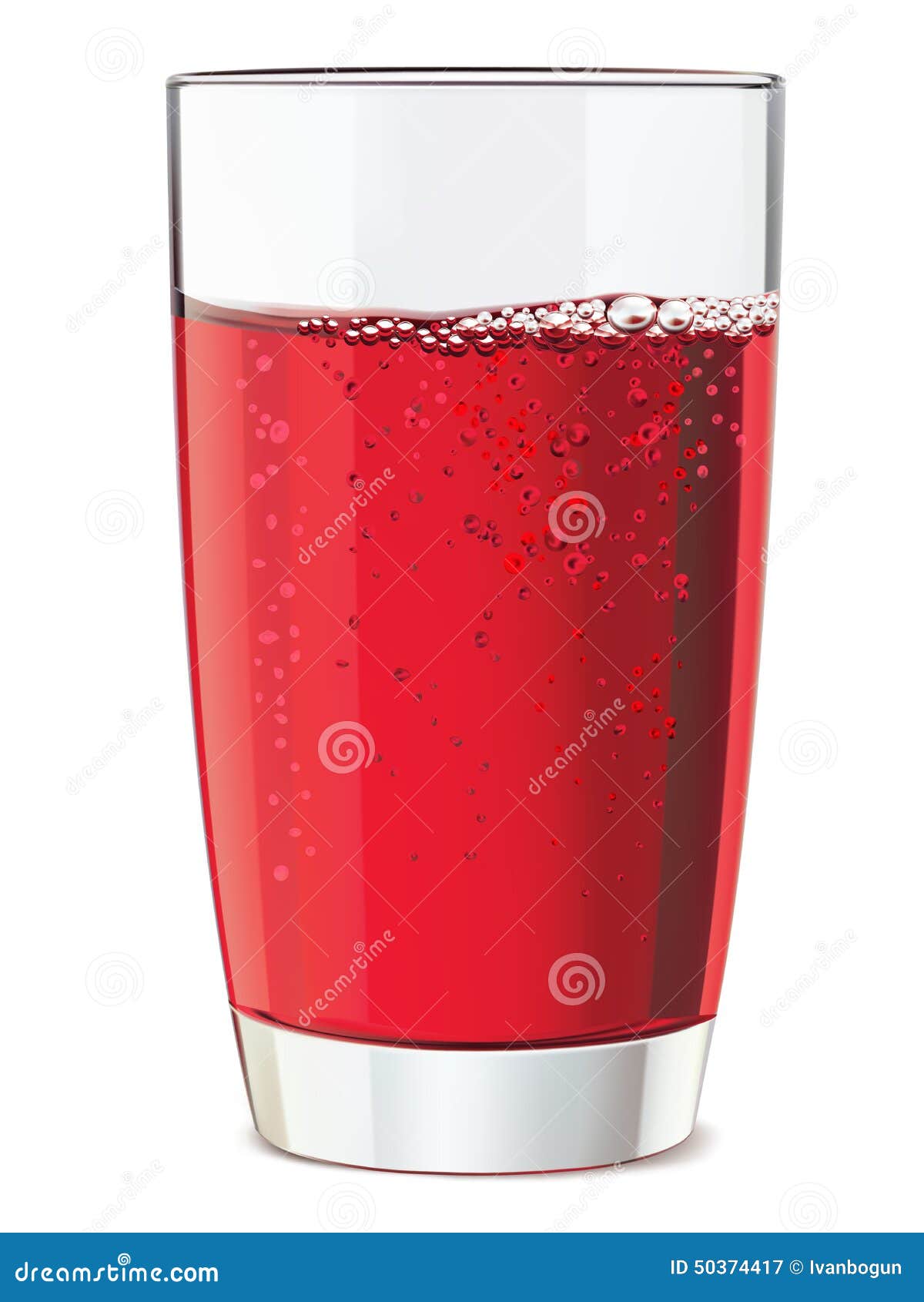 Glass of red juice, . stock vector. Illustration of organic - 50374417