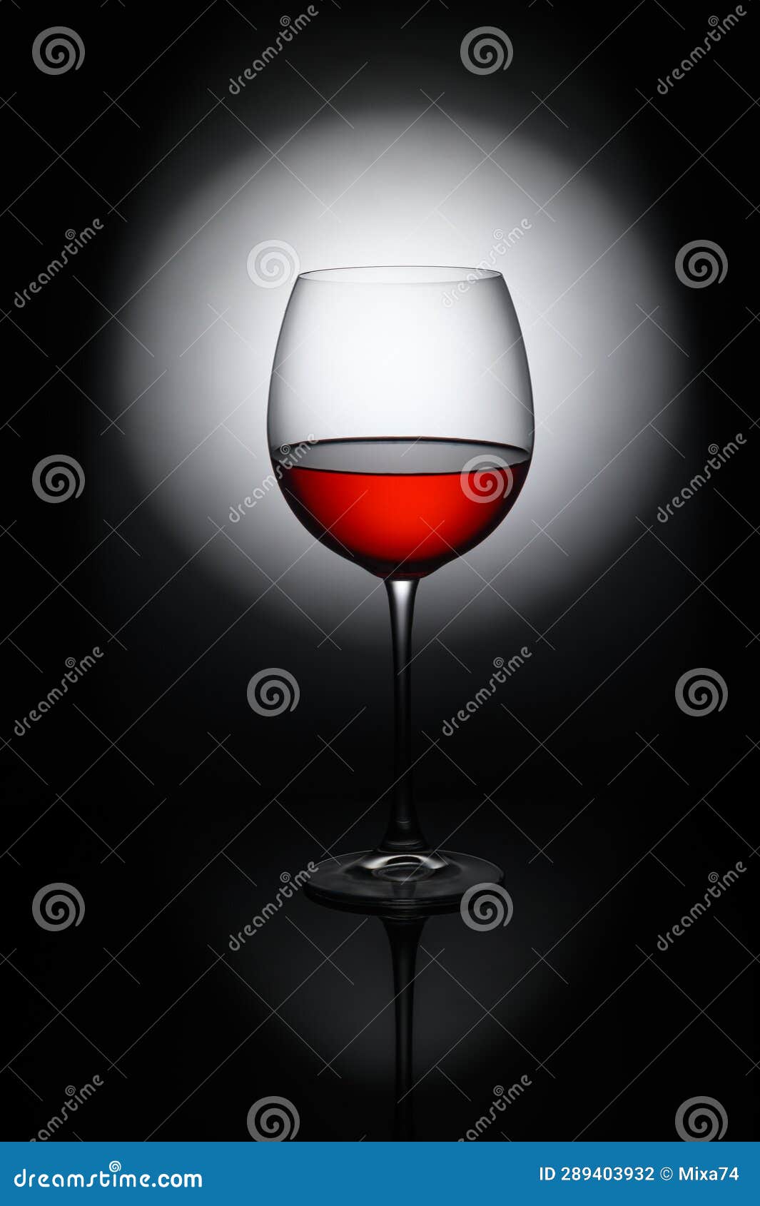A Glass of Red Wine on a Dark Background 1 Stock Photo - Image of grape ...