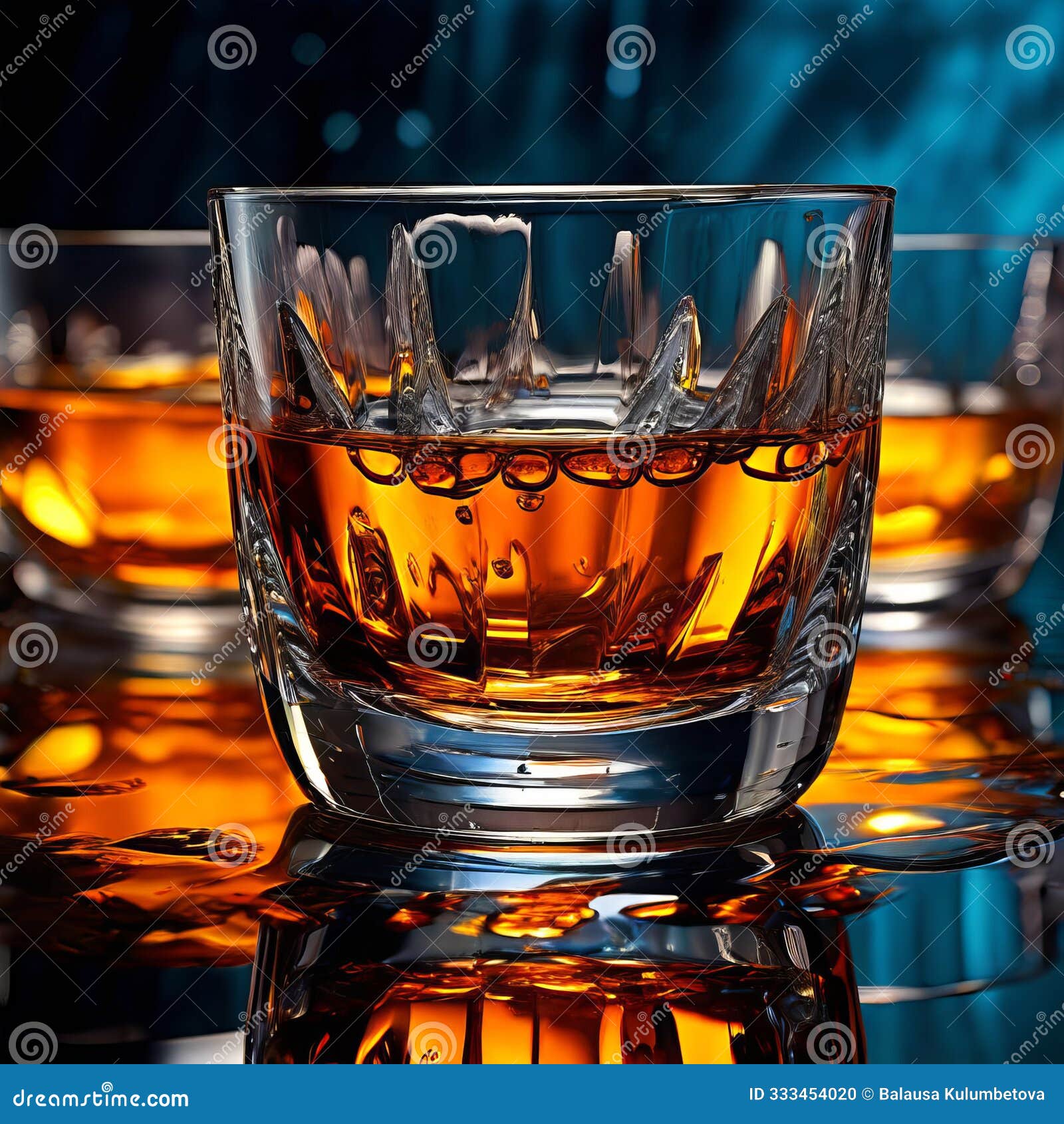 Glass Reflection a Reflection Created on a Glass Surfa Stock Photo ...