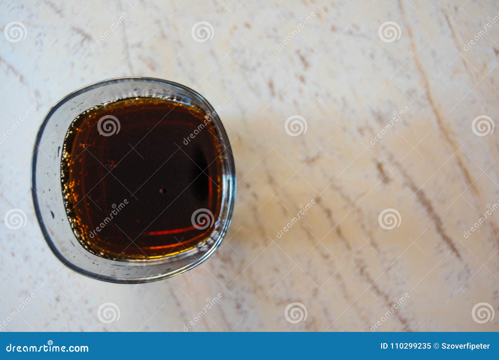 A glass of refreshing coke stock image. Image of home - 110299235