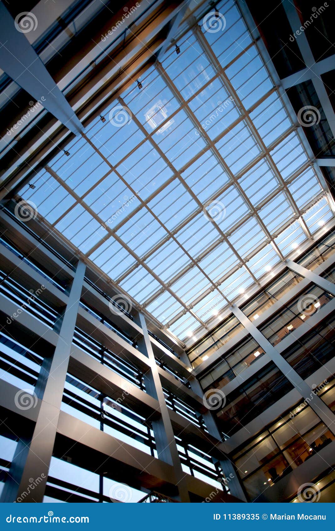 Glass roof stock image. Image of office, steel, abstract - 11389335