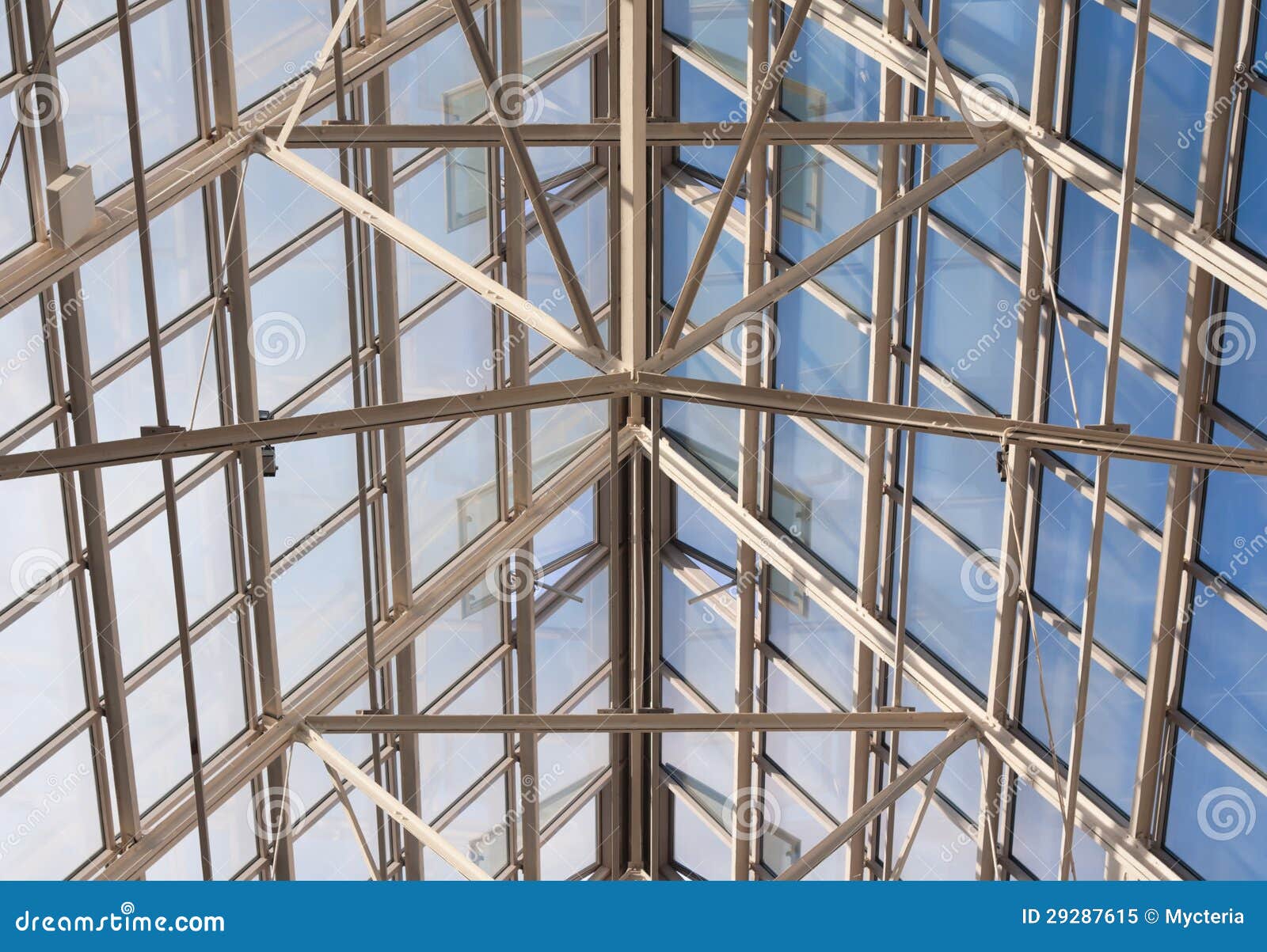 Glass roof stock image. Image of building, metal, frame - 29287615