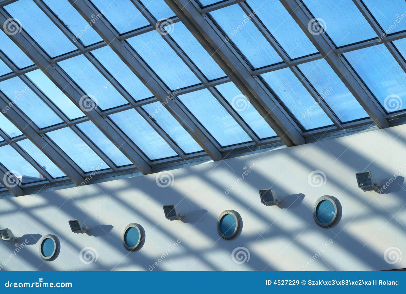 Glass Roof Of Modern Building Royalty-Free Stock Image | CartoonDealer ...