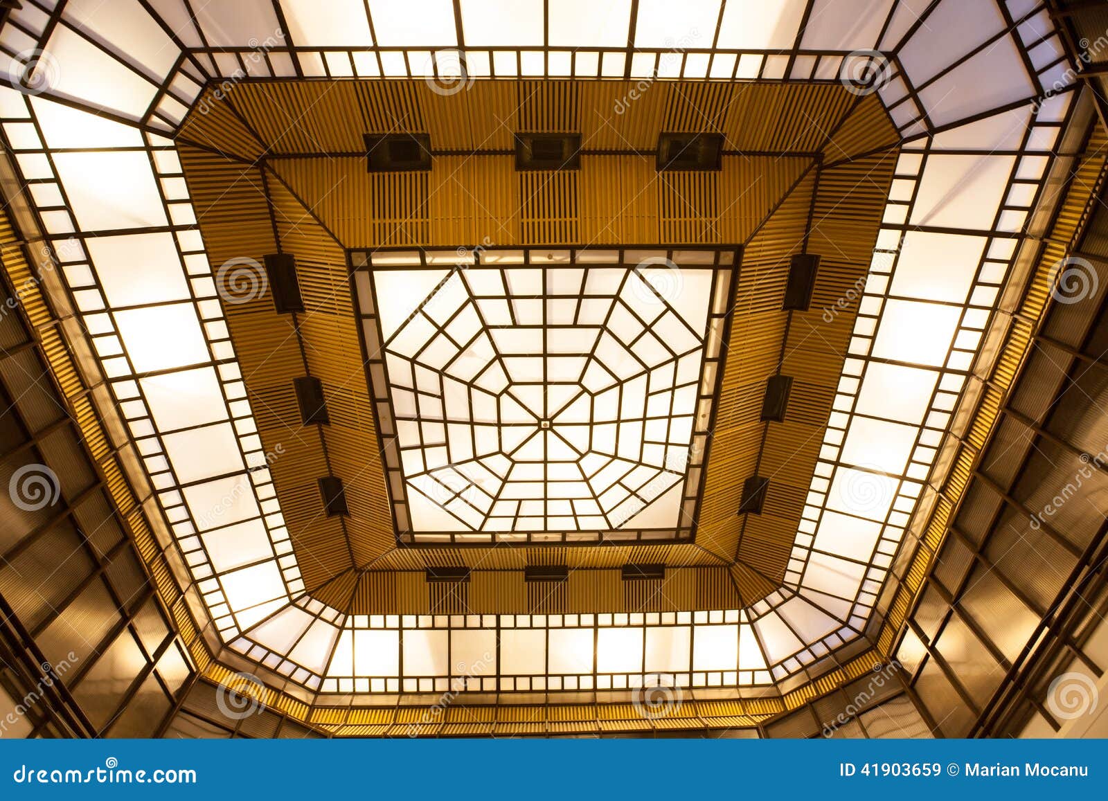 Glass roof stock image. Image of glass, pattern, interior - 41903659