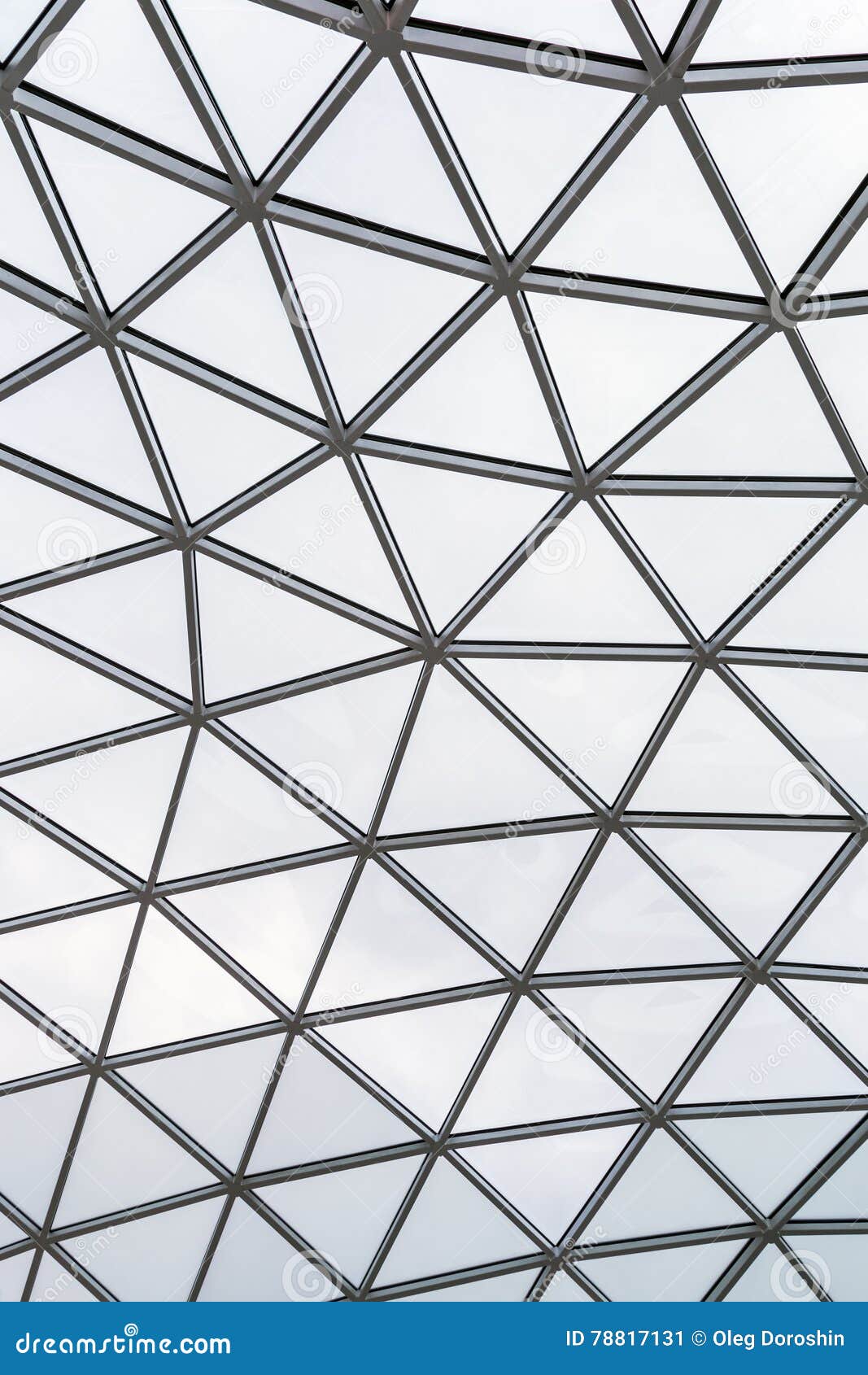 Glass Roof of a Modern Building. Overlapping . Stock Image - Image of ...