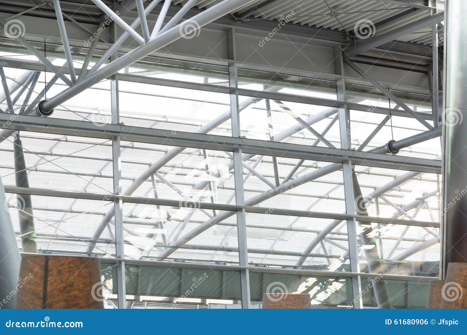 Glass Roof, Steel Construction Stock Photo - Image of architectural ...