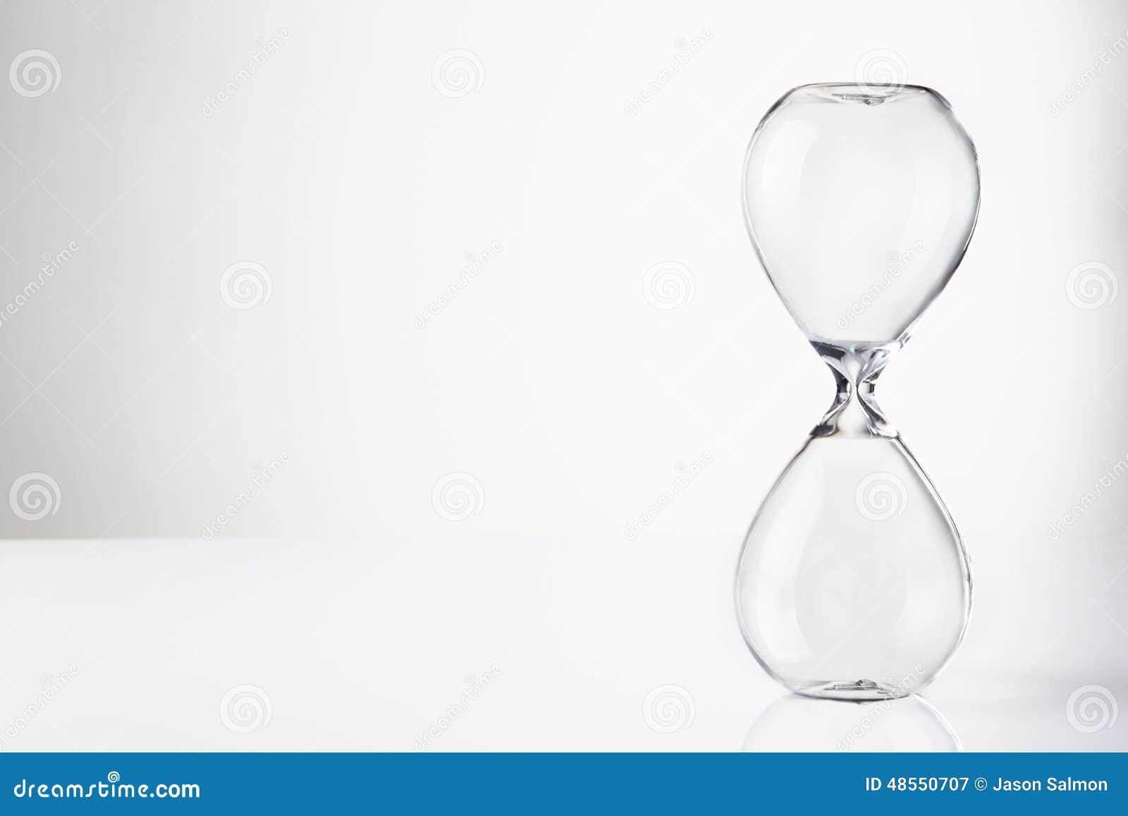 Glass sand timer stock image. Image of timer, sand, hour - 48550707