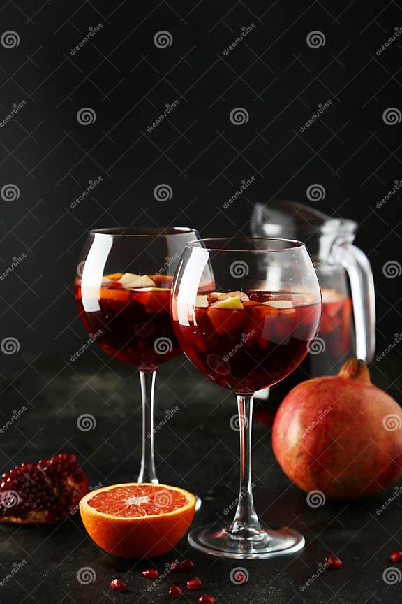 Glass of sandria stock image. Image of background, food - 50373367