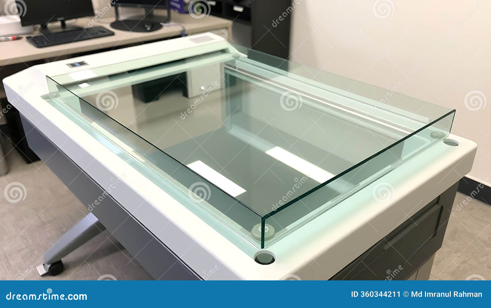 Glass Scanner or Flatbed Scanner Device Generative AI Stock ...