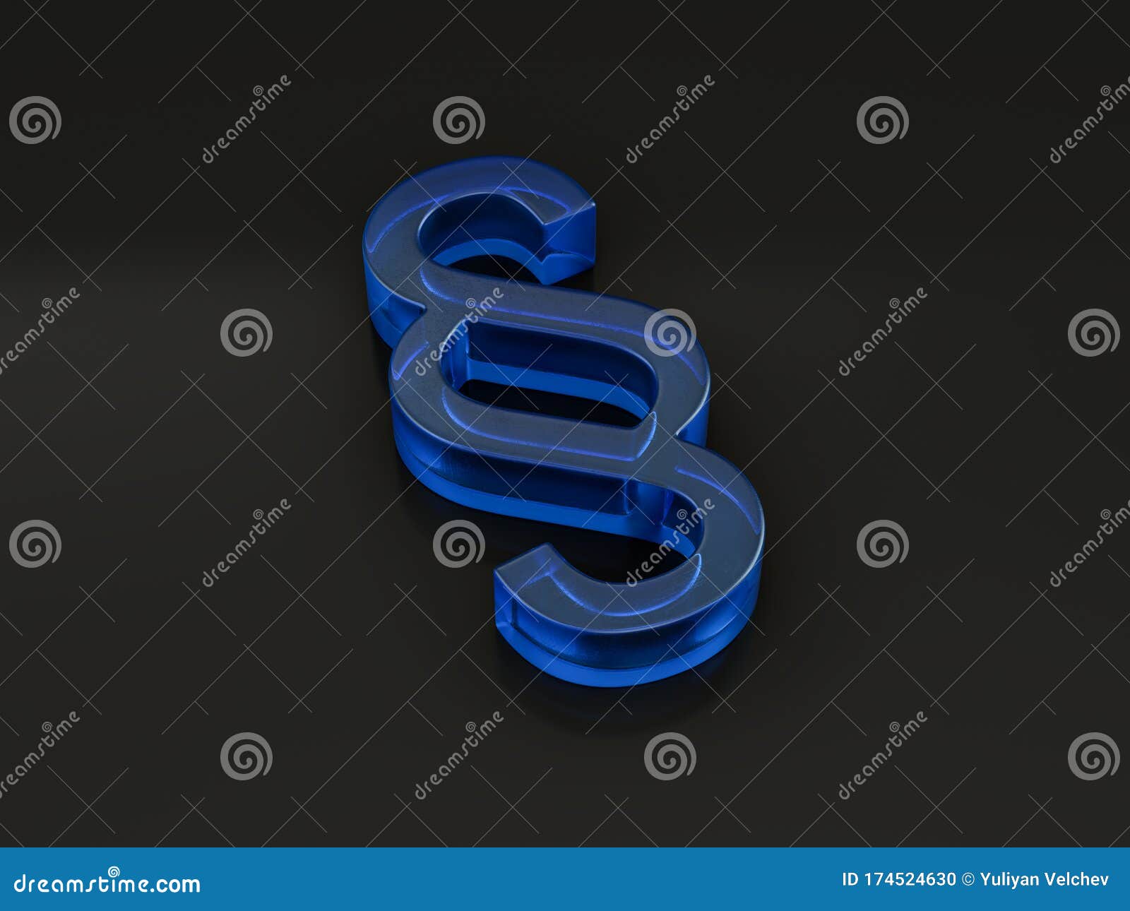 Glass Section Symbol on Black Stock Illustration - Illustration of ...